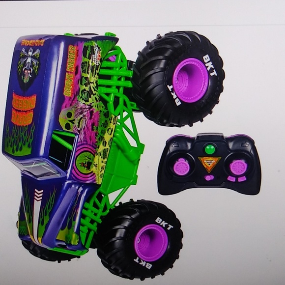 Monster Jam | Toys | Monster Jam Official Grave Digger Freestyle Force ...